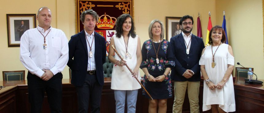 Gema García Ríos, proclamada primera alcaldesa de la historia de Calzada de Calatrava, se ...